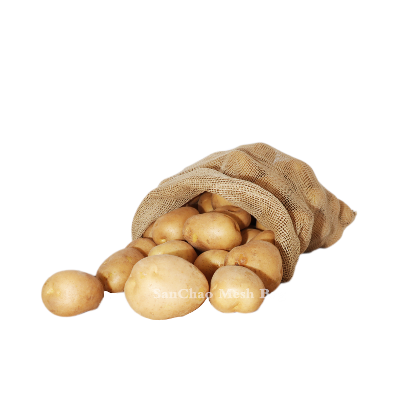 Linen-Textured Circular Potato Mesh Bag from China manufacturer - SanChao