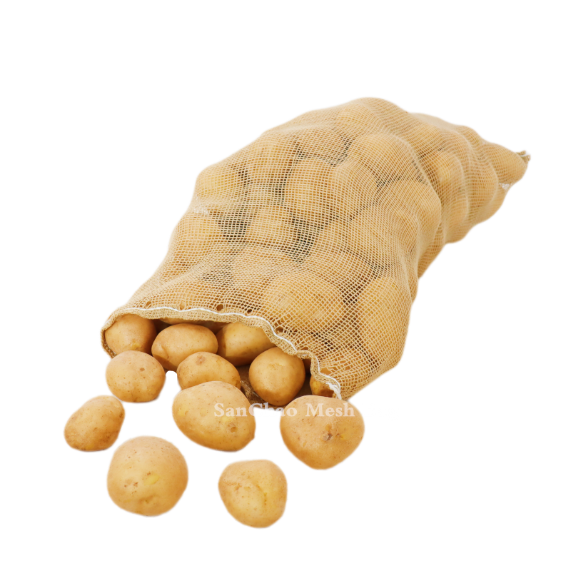 Linen-Textured Circular Potato Mesh Bag from China manufacturer - SanChao